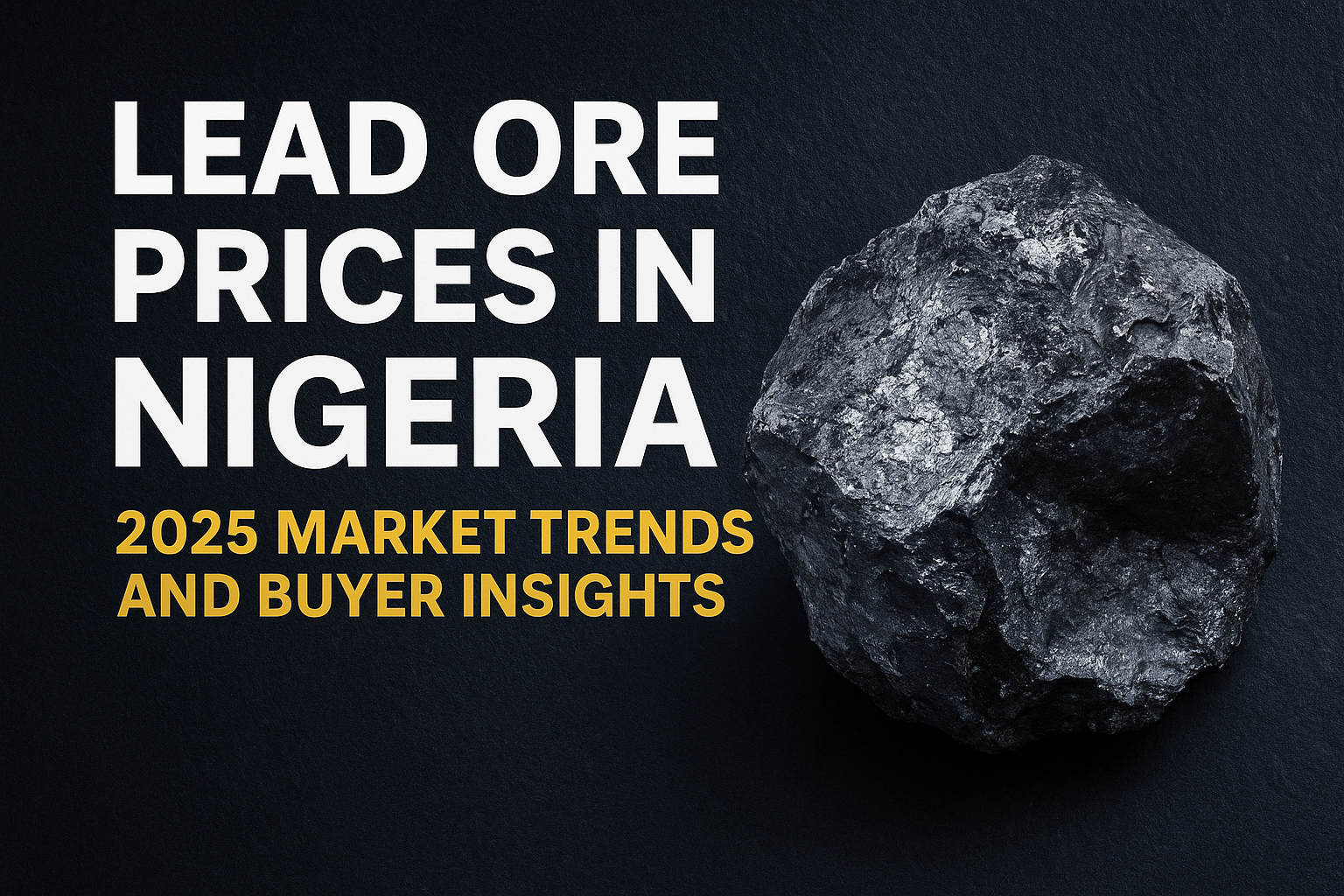 Lead Ore Prices in Nigeria: 2025 Market Trends and Buyer Insights ...