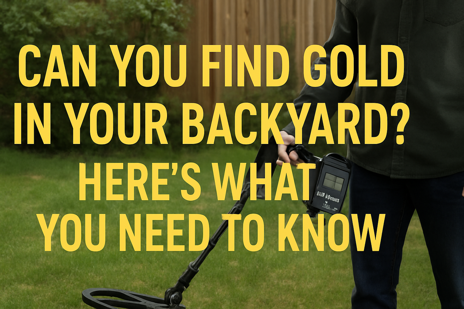 Can You Find Gold in Your Backyard? Here’s What You Need to Know ...